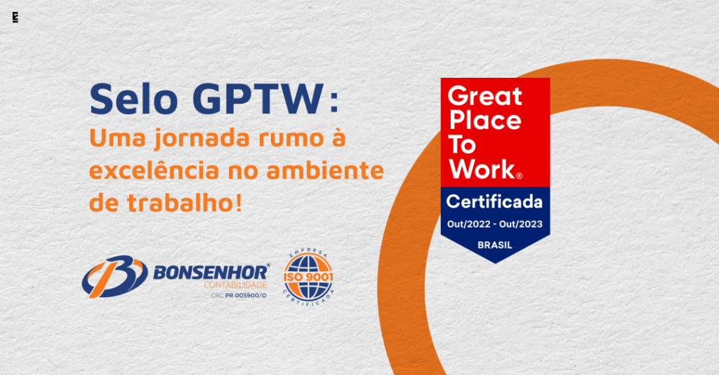 Conquista do Selo GPTW: Bonsenhor Contabilidade entre as Melhores Empresas para Trabalhar